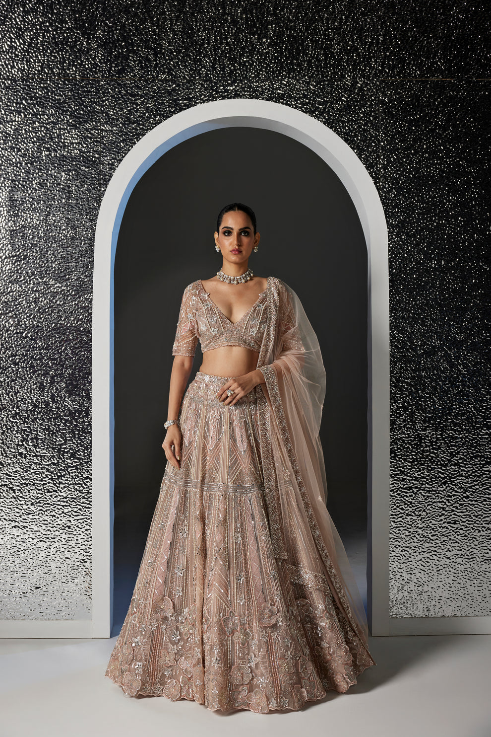 ASH PINK BLAIR LEHENGA SET – Opus Atelier